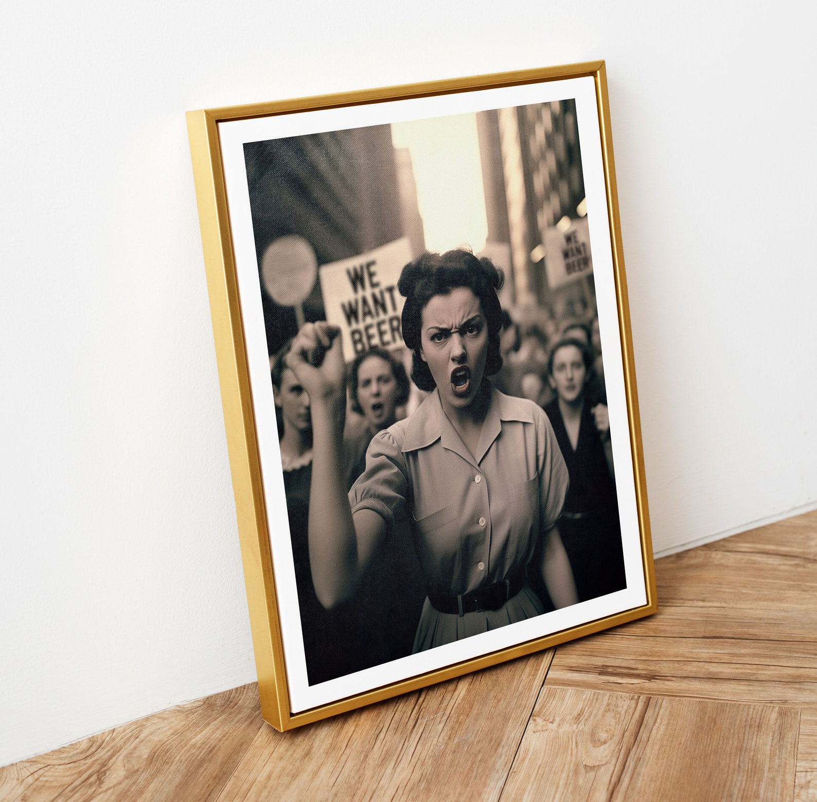 Prohibition Wall Art Beer Protest Vintage Wall Art Black - Etsy