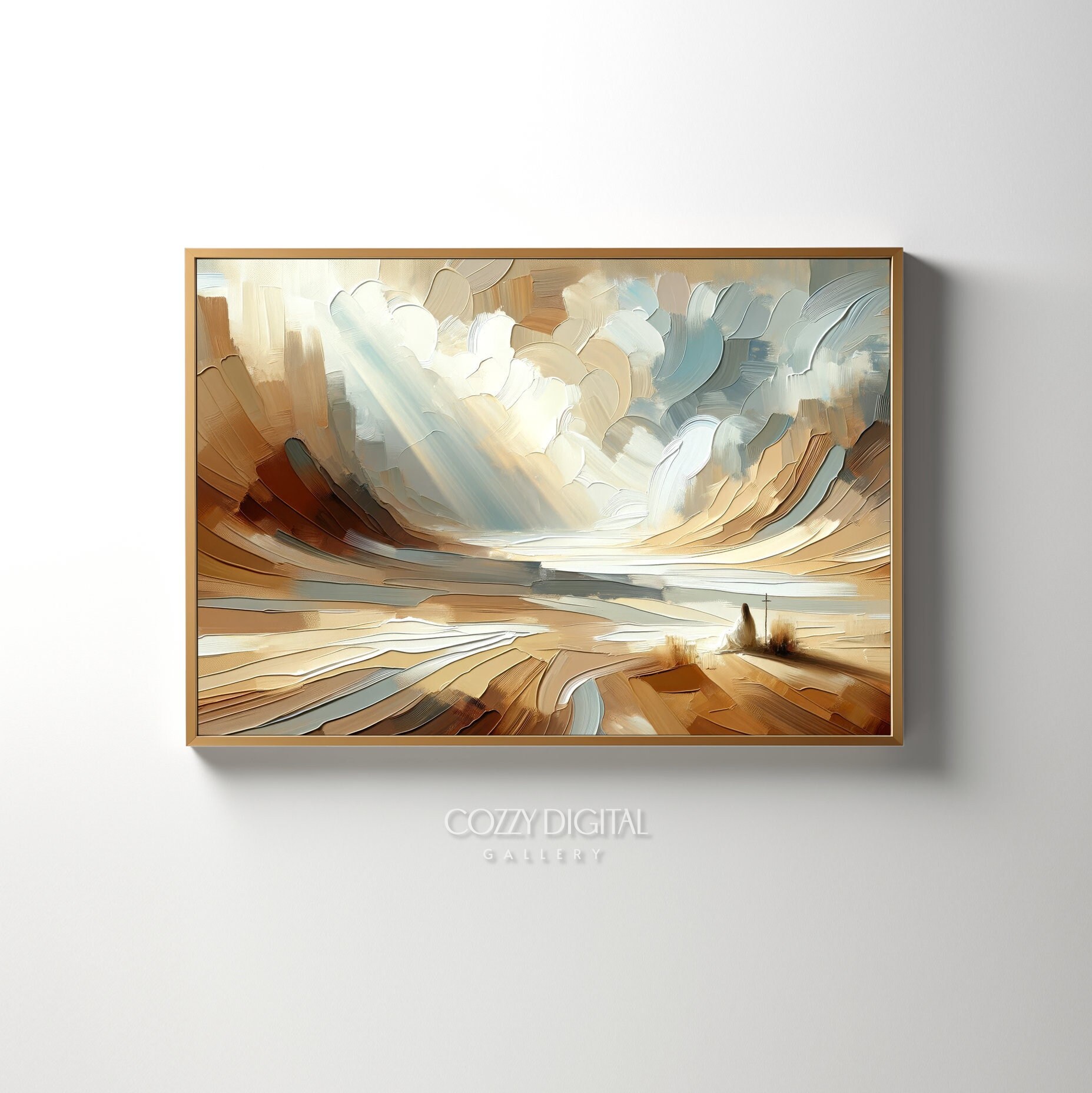 Christian Landscape, Horizontal Wall Art, LDS Home Decor, Bible ...