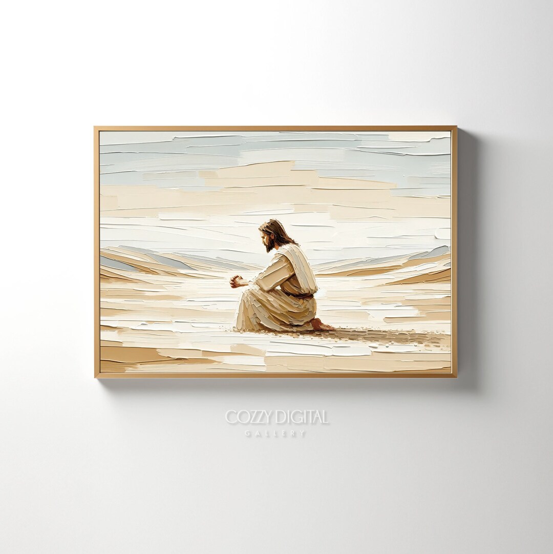 Jesus Desert | Jesus Inspired Home Christian Decor | Bible-themed ...