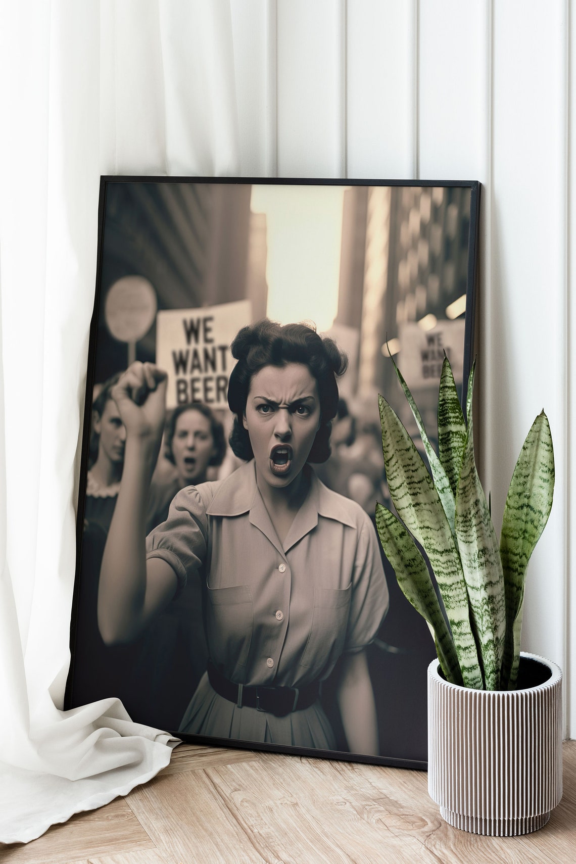 Prohibition Wall Art Beer Protest Vintage Wall Art Black - Etsy