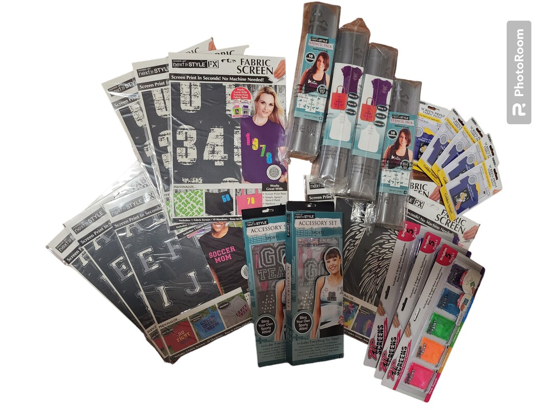 24 Pack Instant Screen Printing Set, No Machine Needed!!! - Etsy