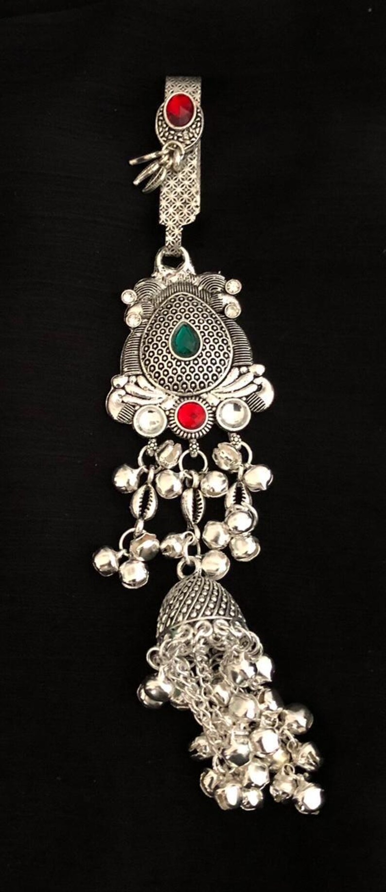 Traditional Indian Chabi Chhalla Keychain Key Organizer Saree Ornament ...