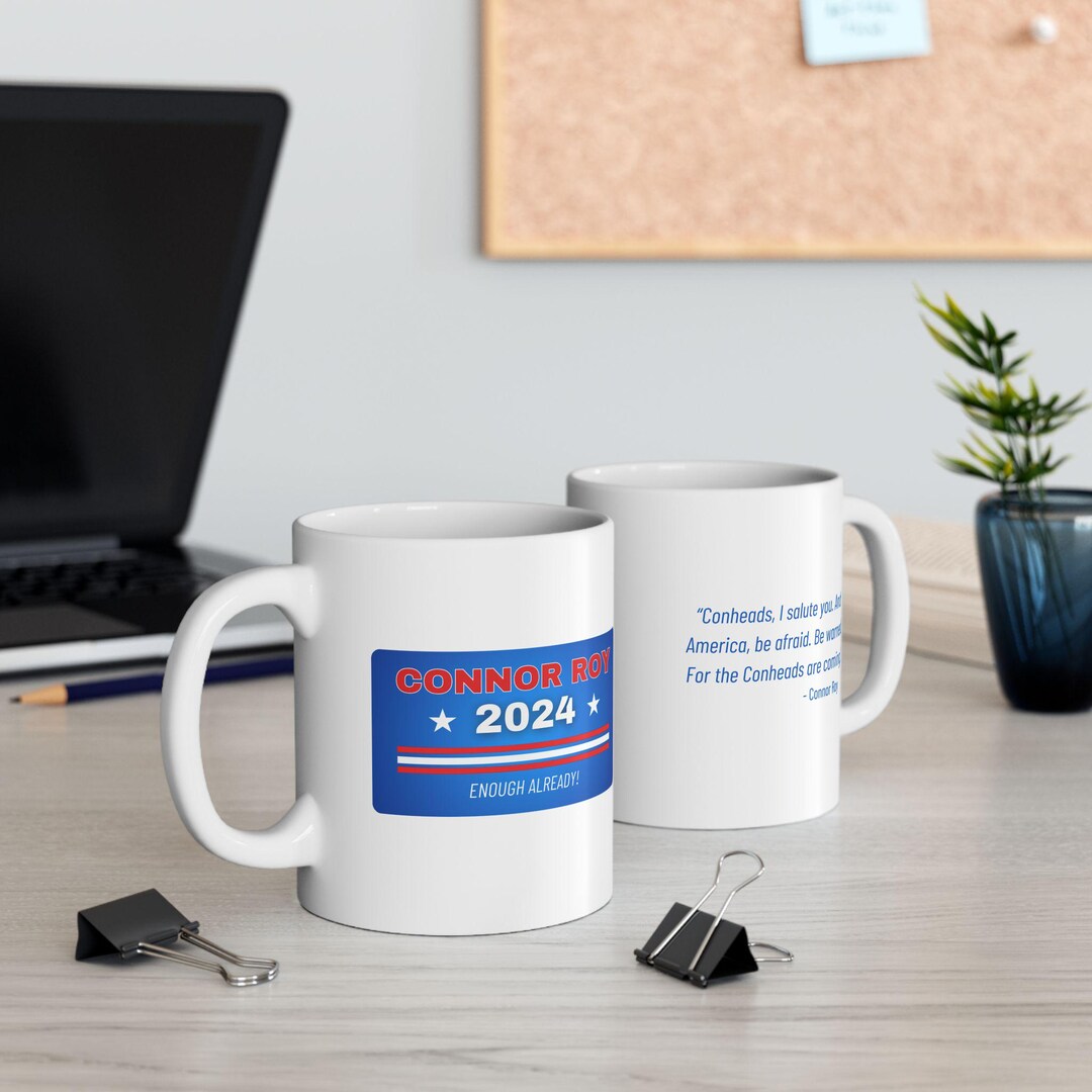 Succession Connor Roy for President 2024 Conheads - Coffee Mug - Etsy