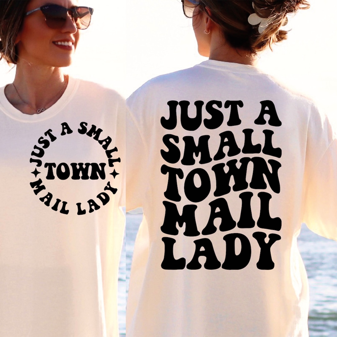 Small Town Mail Lady SVG PNG, Postal Worker Svg, Mail Lady Svg, Mail ...