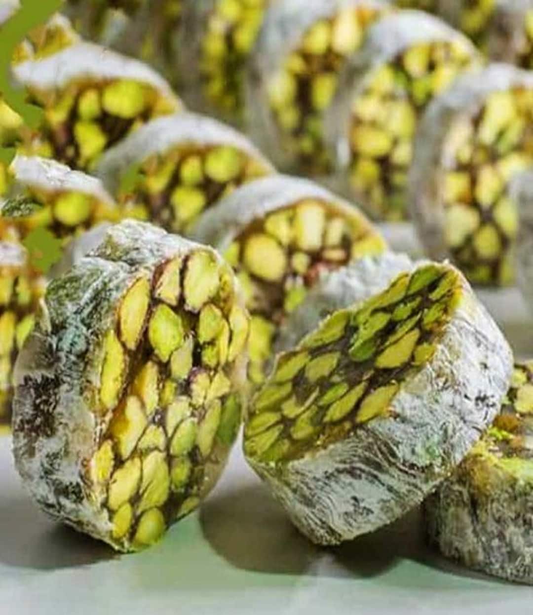 Aleppo Round Deluxe Pistachio Raha - Malban - Raha Halabiye - Etsy