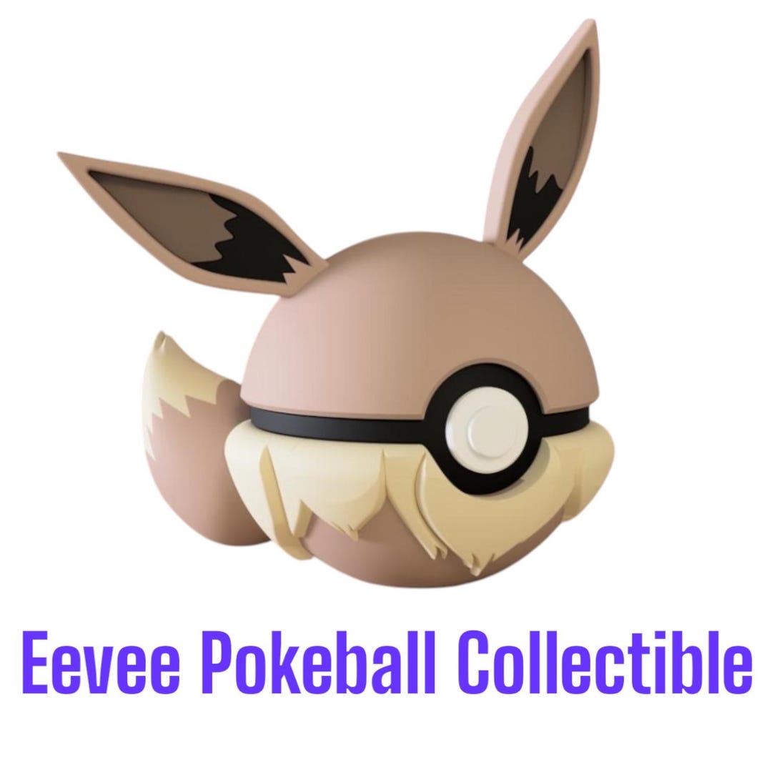 Eevee Collectible Pokemon Pokeball Pokemon Inspired Gift, Cosplay ...