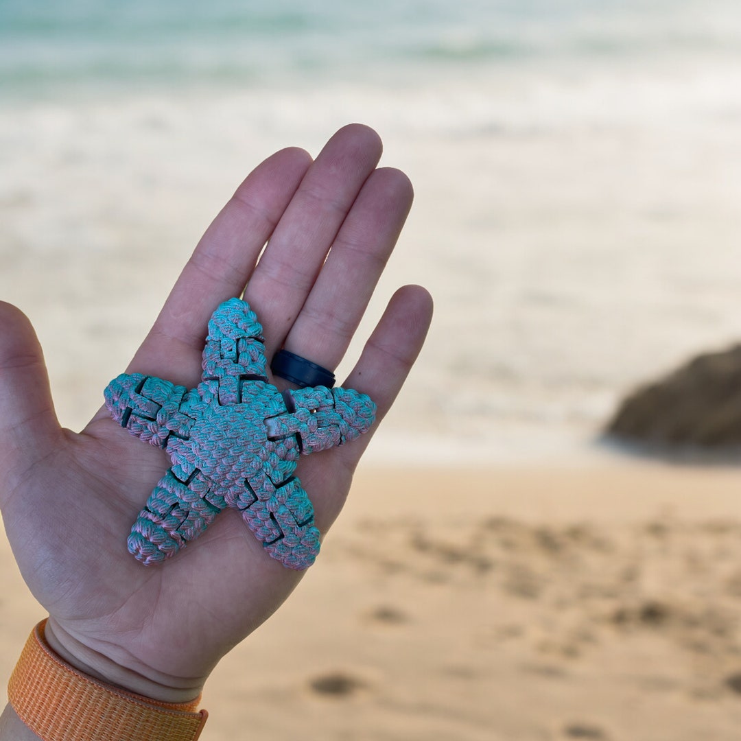 Starfish Sealife 3D Printed Articulating Fidget Toy & Collectible - Etsy