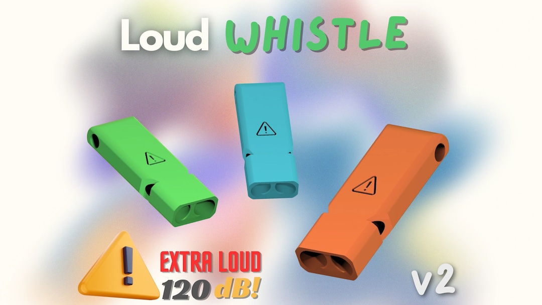 Extra Loud Whistle - 120db Safety Whistle for Defense, Sports, and ...