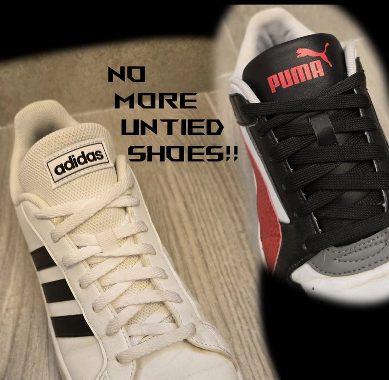 No-tie Shoe Lace Clips – 3D Printed Locking Shoelace Set for Kids ...