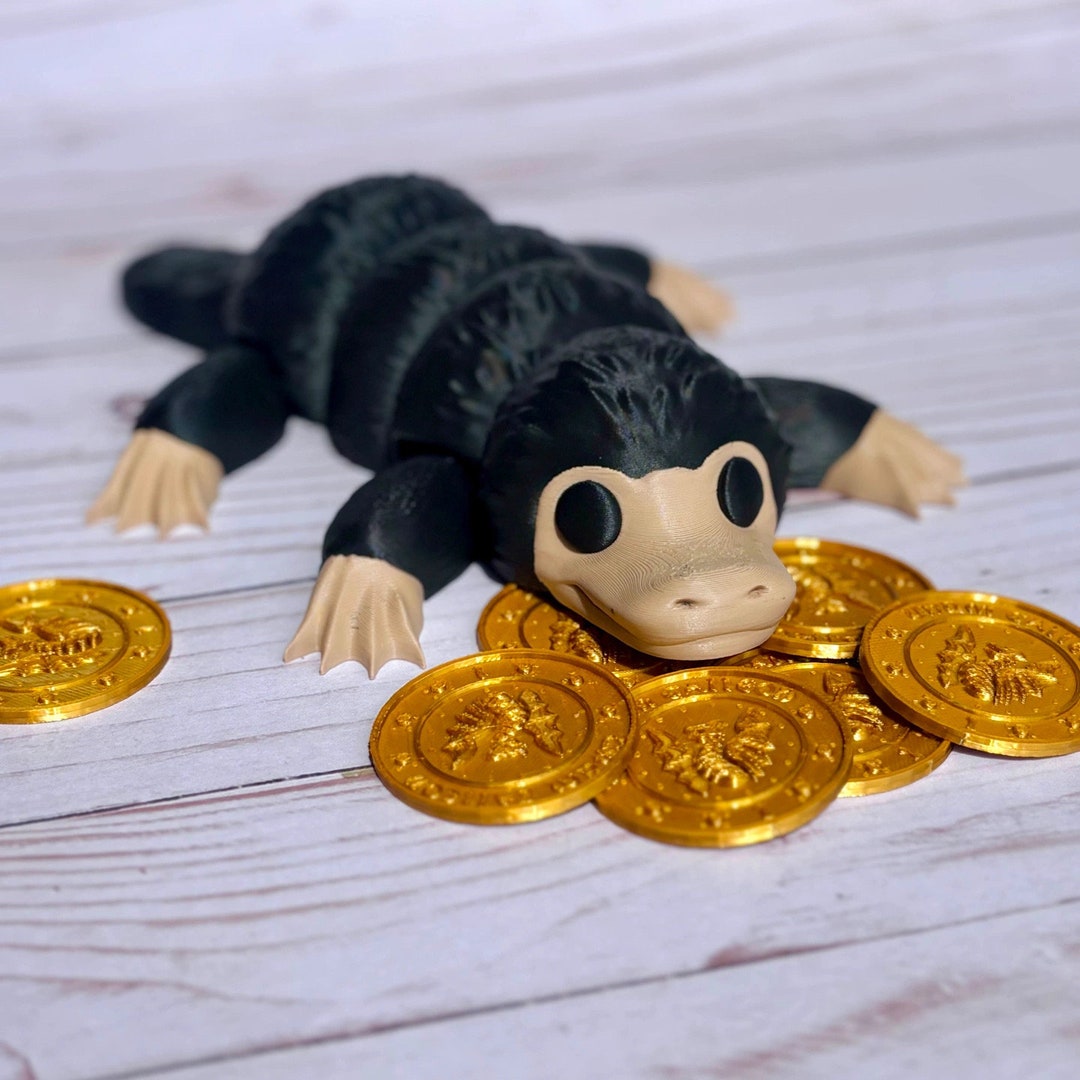 Articulated Baby Niffler: HP - Fidget Toy Collectible - Etsy