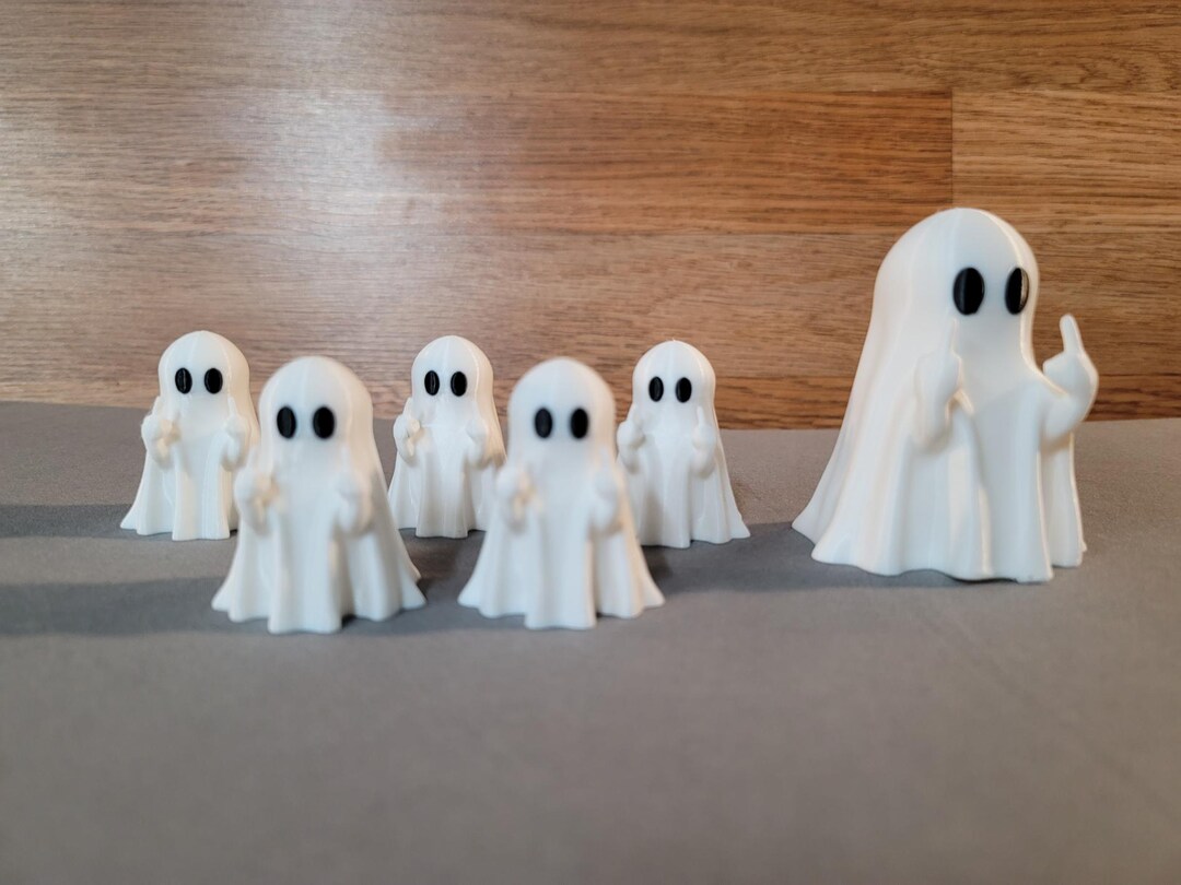 Ghost Giving the Finger - Etsy