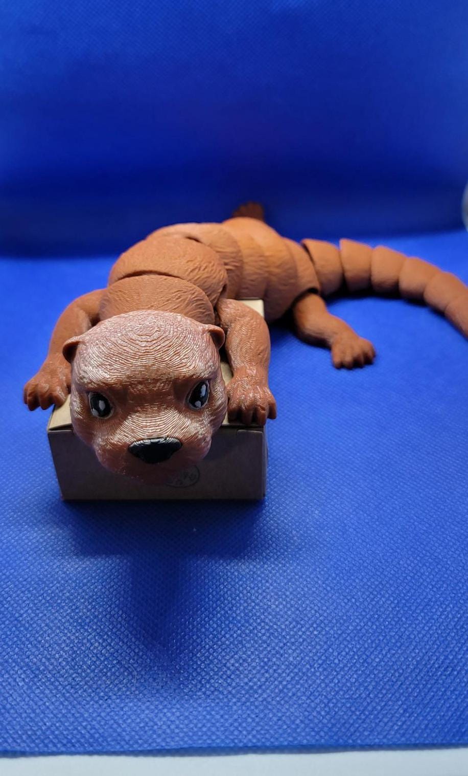 3D Printed Articulated Otter Poseable Fidget Toy - Etsy