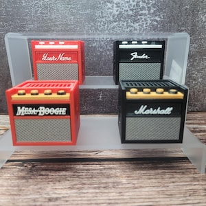 Mini Guitar Amp Pick Holder With Drawer Perfect Gift for Guitarists ...