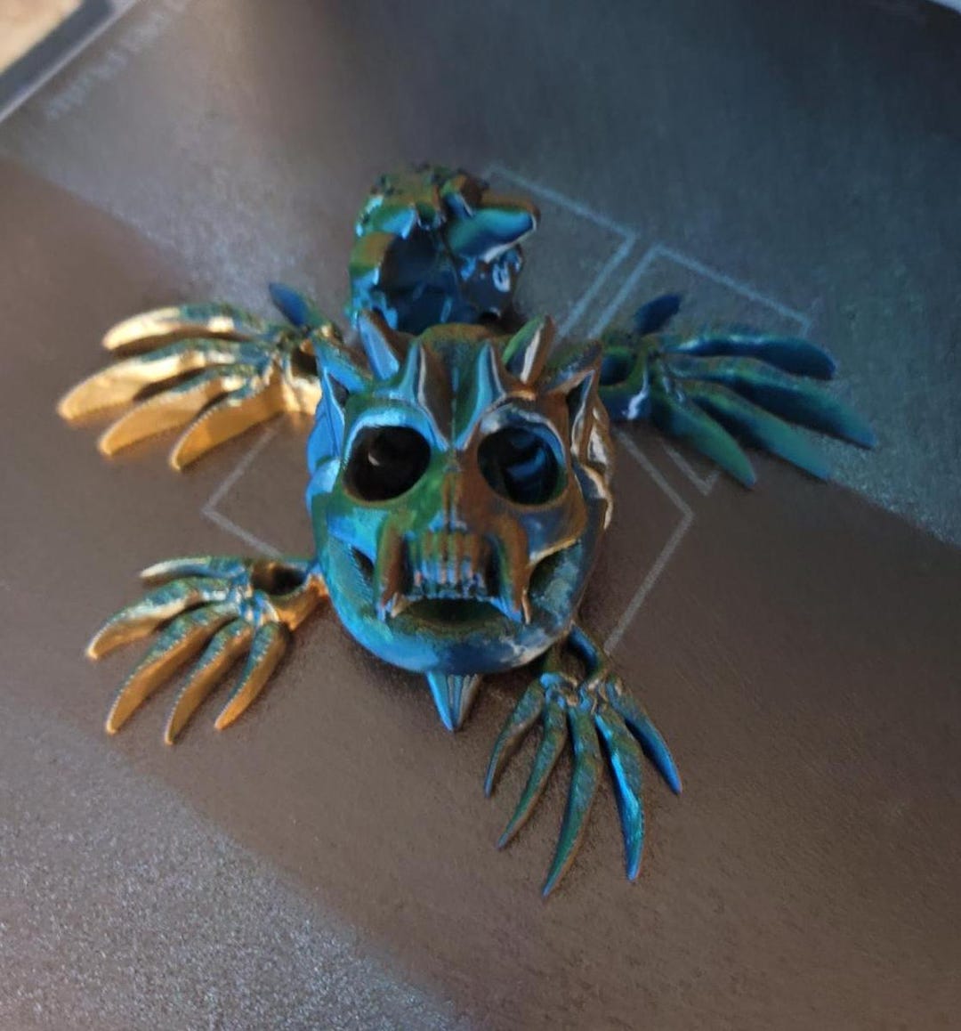 Skull Turtle 3D Print - Gothic Turtle With Skull Shell - Etsy