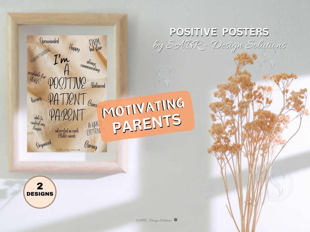 I'm A POSITIVE PATIENT PARENT - Display in Your Own Personal Space as a ...