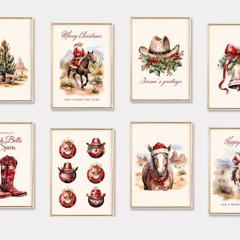 Western Christmas - Etsy