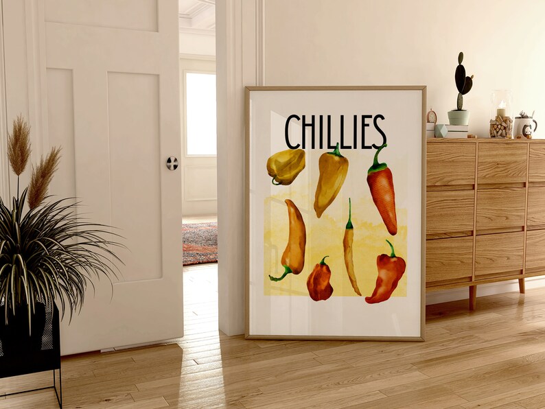 Yellow Chili Pepper Art | Digital Download - Etsy