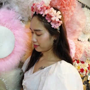 Daisy Flower Headband Floral Hair Accessories Bohemian Headband for ...