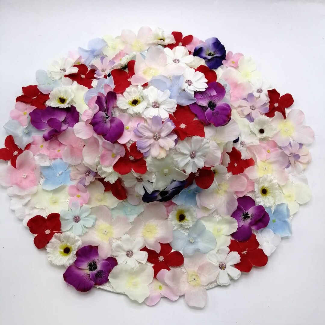 Handmade Floral Wide Brim Sun Hat: Colorful Spring Summer Accessory - Etsy