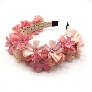 Daisy Flower Headband Floral Hair Accessories Bohemian Headband for ...