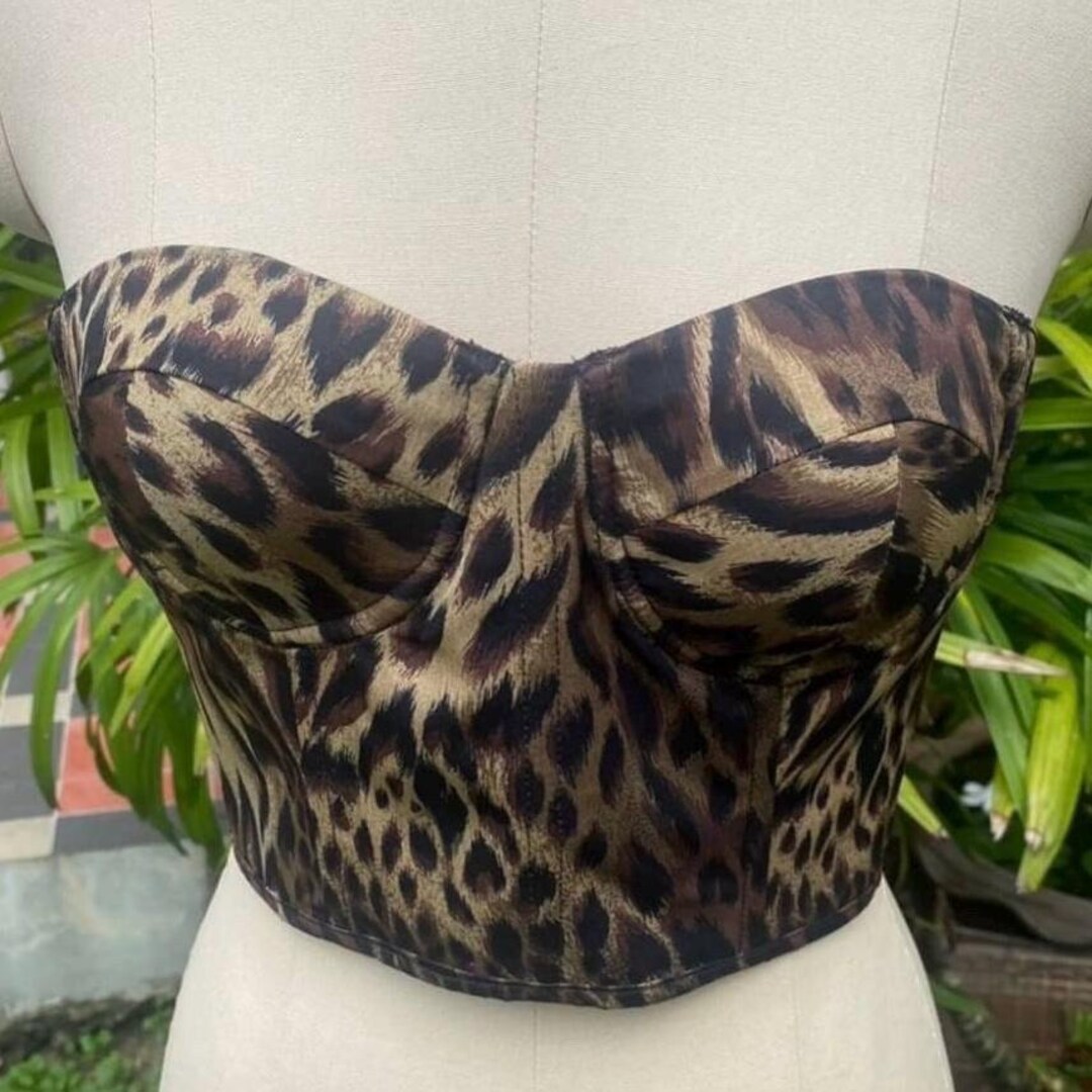 Tiger Print Custom Corset Top for Women,corset Wedding Dress ...