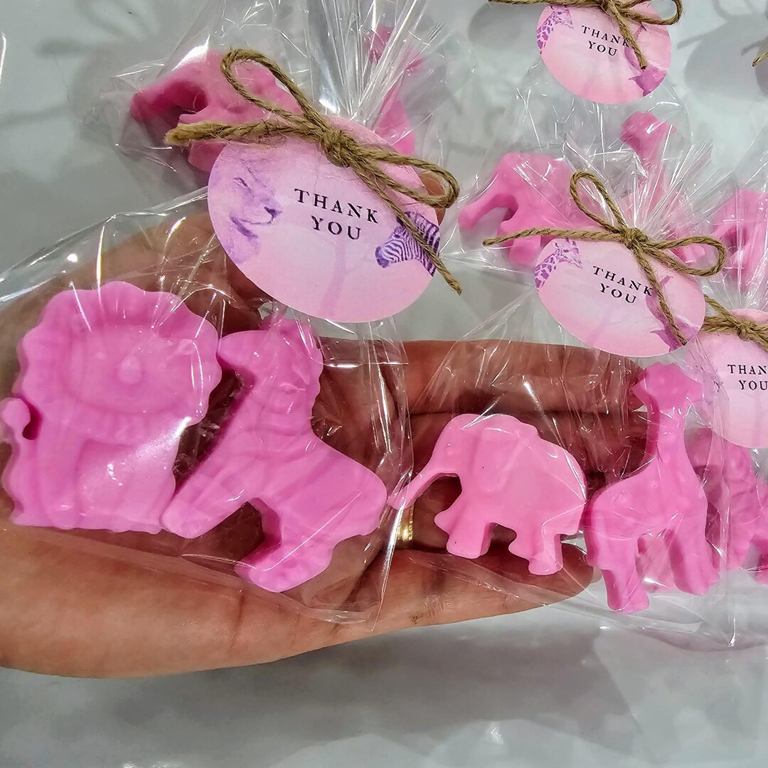 Lion and Zebra Soap: Animal Theme Baby Shower Favors - Etsy