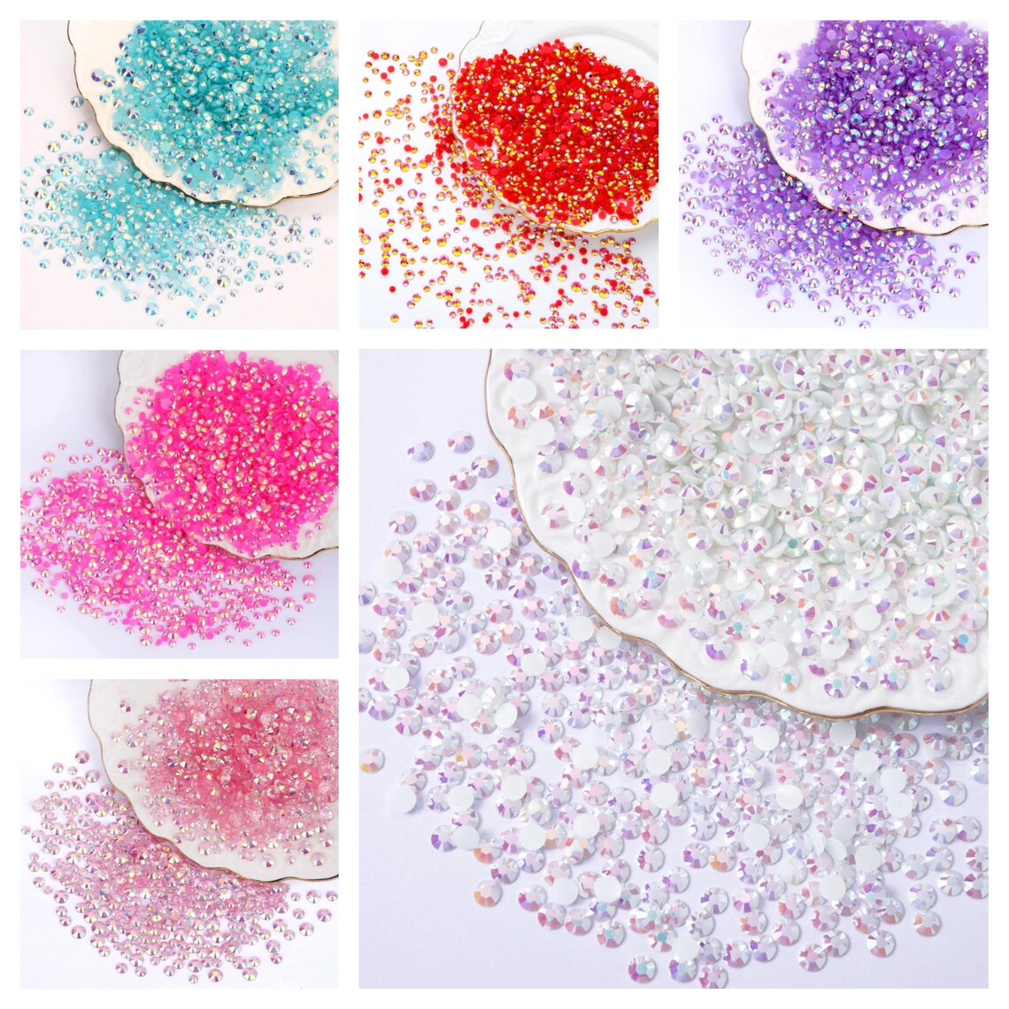 Simple Modern 40oz Full Bling Purple With Hearts Resign Rhinestone ...