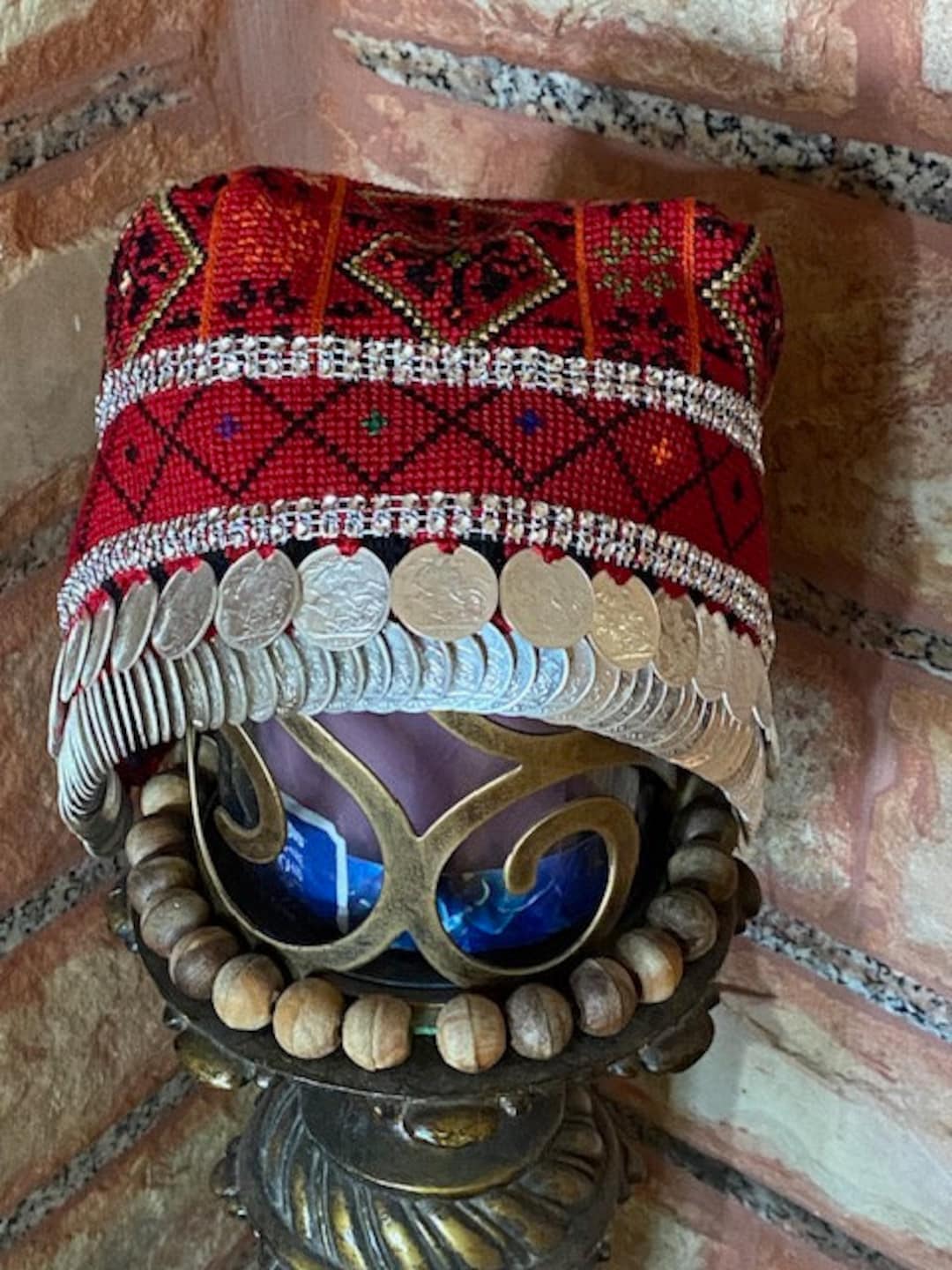 Handmade Traditional Palestinian Embroidered Headband With - Etsy