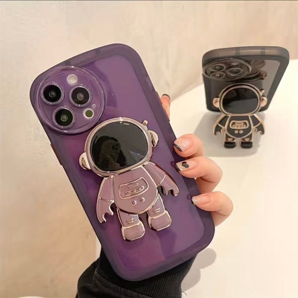 Astronaut Phone Case With Stand - Etsy