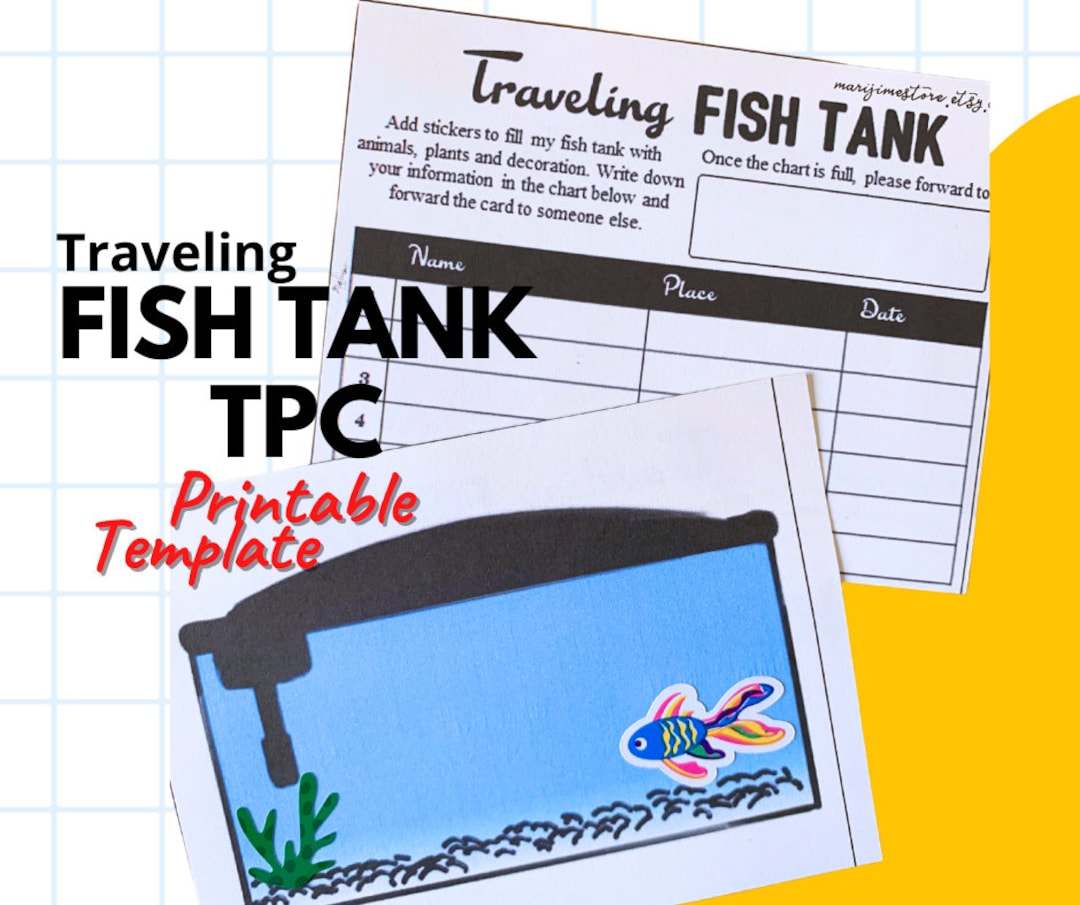 Traveling Fish Tank TPC - Etsy