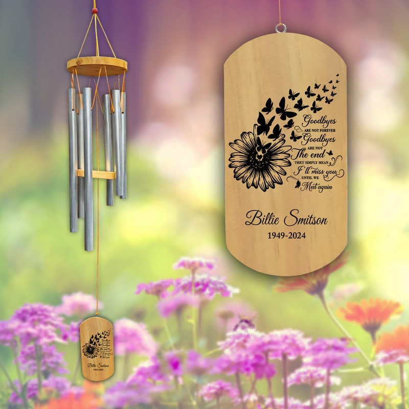 Memorial Wind Chimes - Etsy