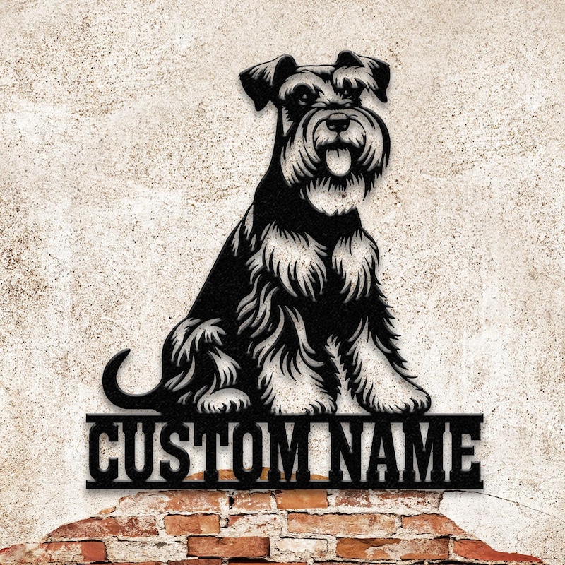 Schnauzer Sign - Etsy