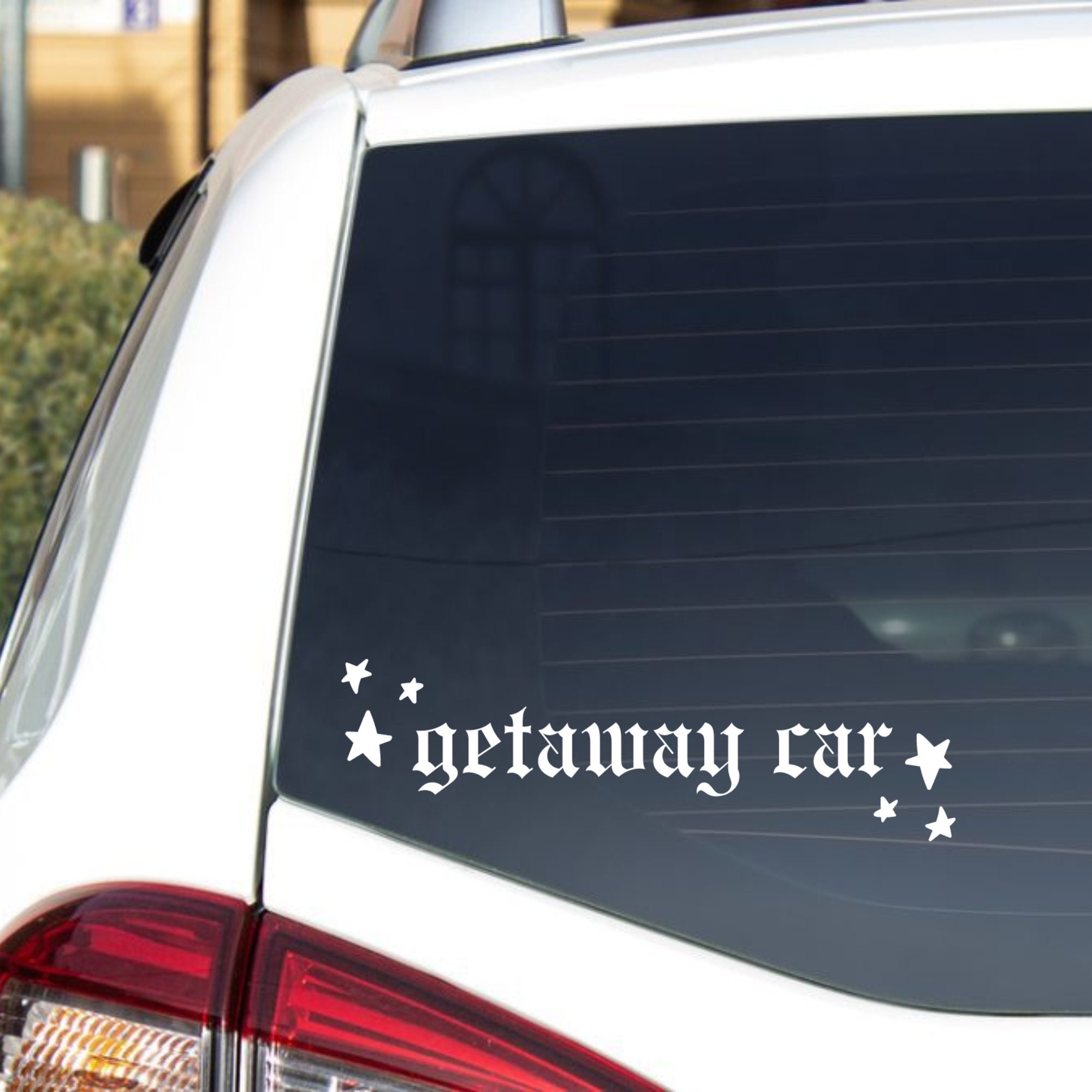 Getaway Car With Stars | Sticker Decal, Waterproof, Weatherproof - Etsy