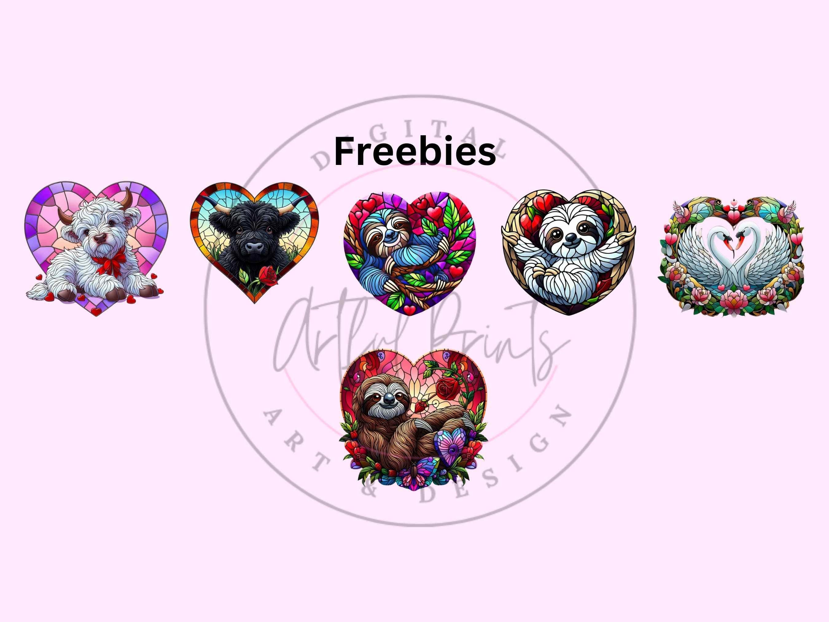 70 Valentine's Day Stained Glass Clipart| Stained Glass Clipart ...