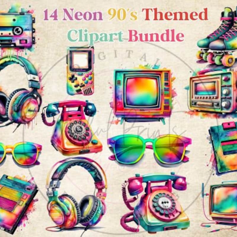 90s Clipart - Etsy