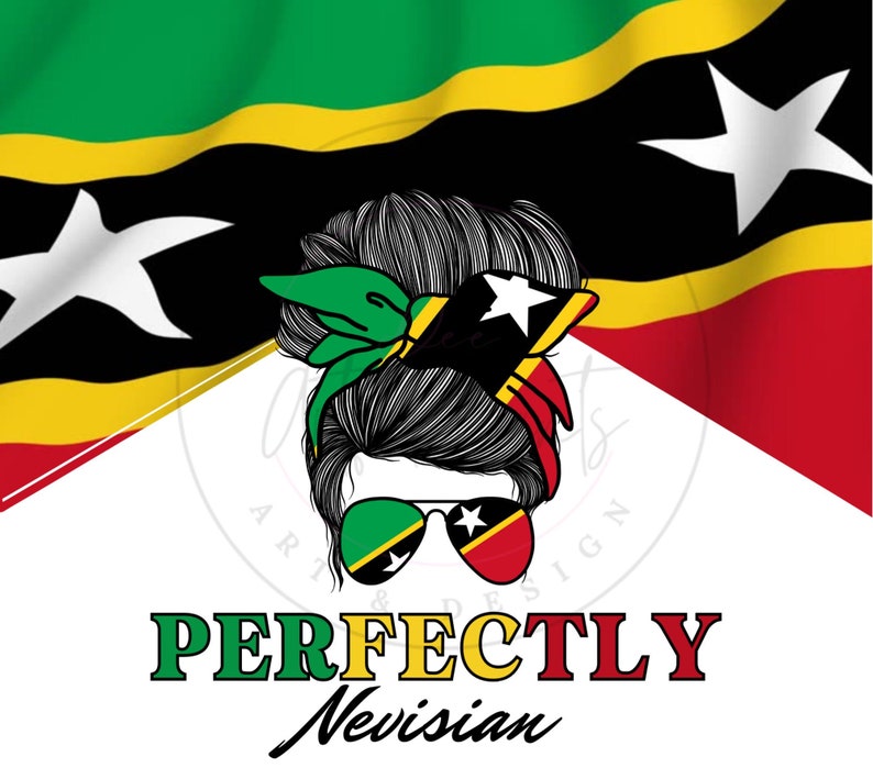 Perfectly Nevisian 20oz Skinny Tumbler Wrap Nevis Tumbler Wrap St Kitts ...