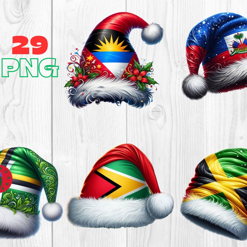 Santa Red Hat Flag - Etsy UK