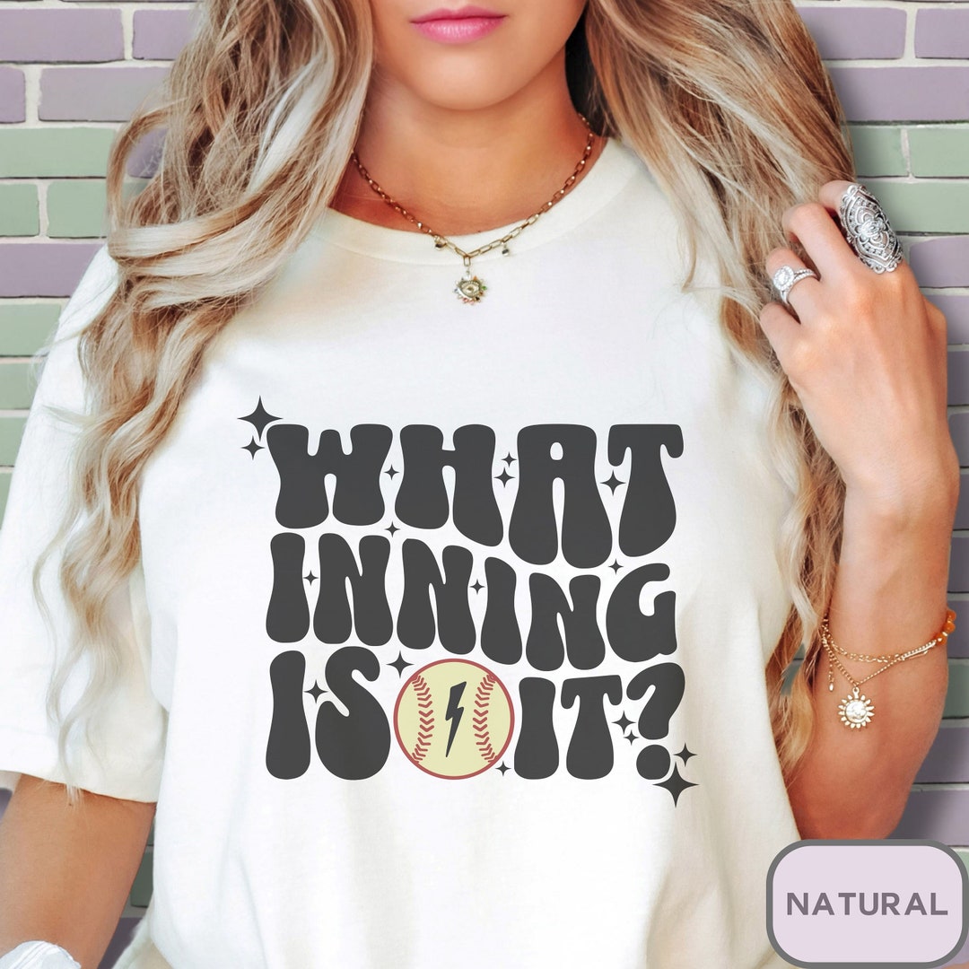 What Inning is It Softball Shirt, Funny Softball Mom Shirt, Game Day ...