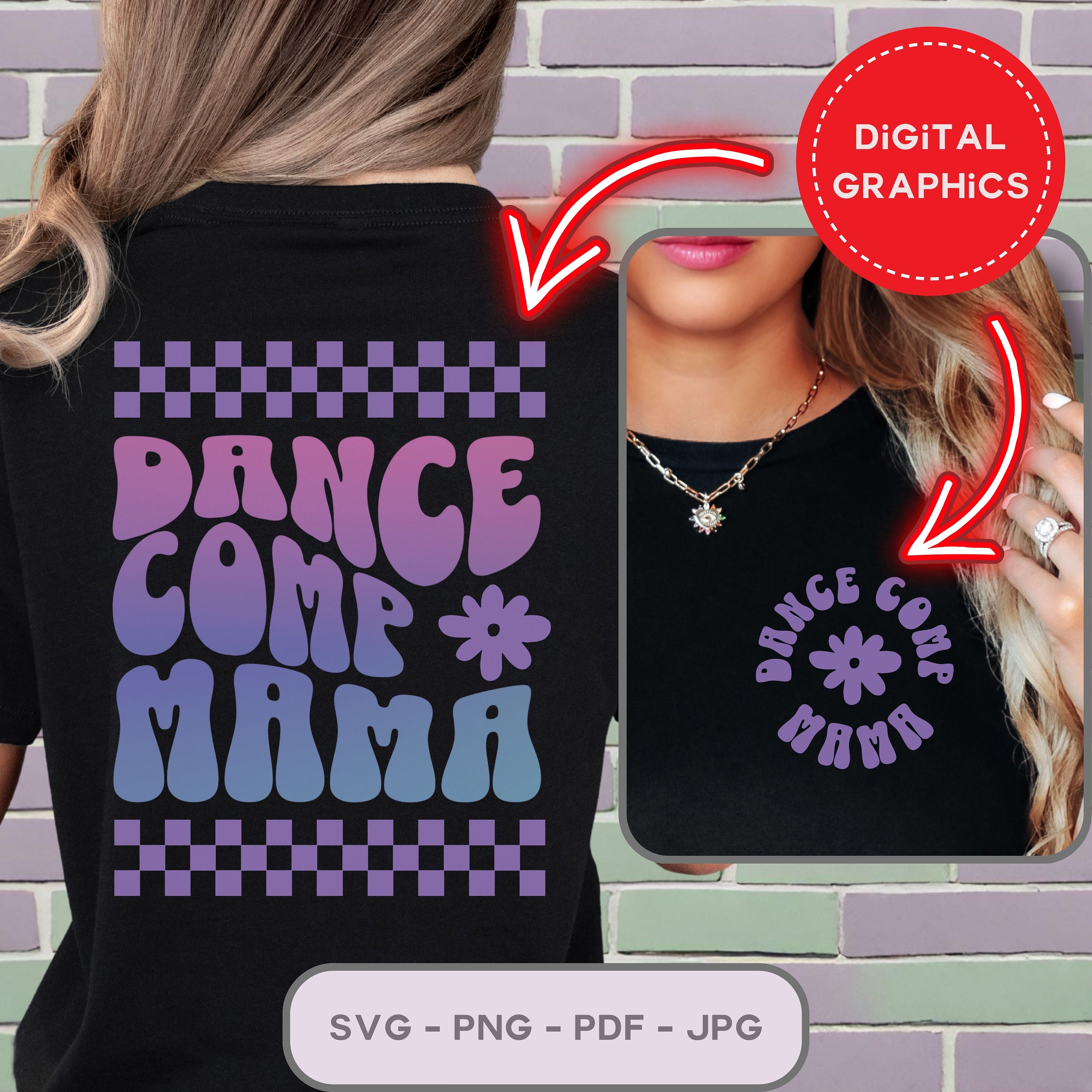 Competition Dance Mom Svg Bundle, Dance Mama Svg, Dance Comp Mama Svg ...