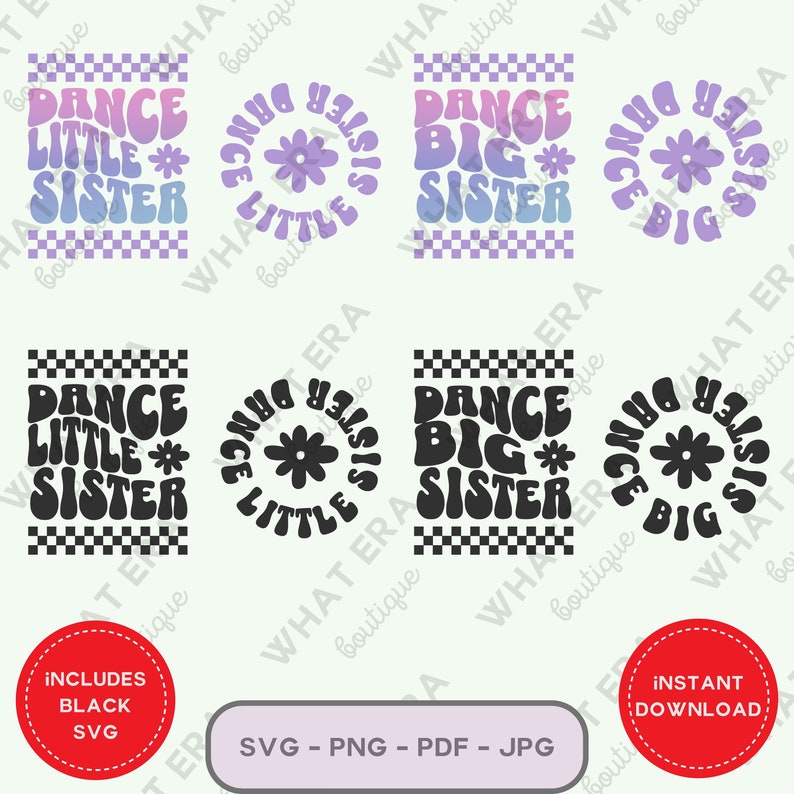Dance Sister Svg Bundle, Big Little Svg, Dance Svg, Dance Friends Jpg ...
