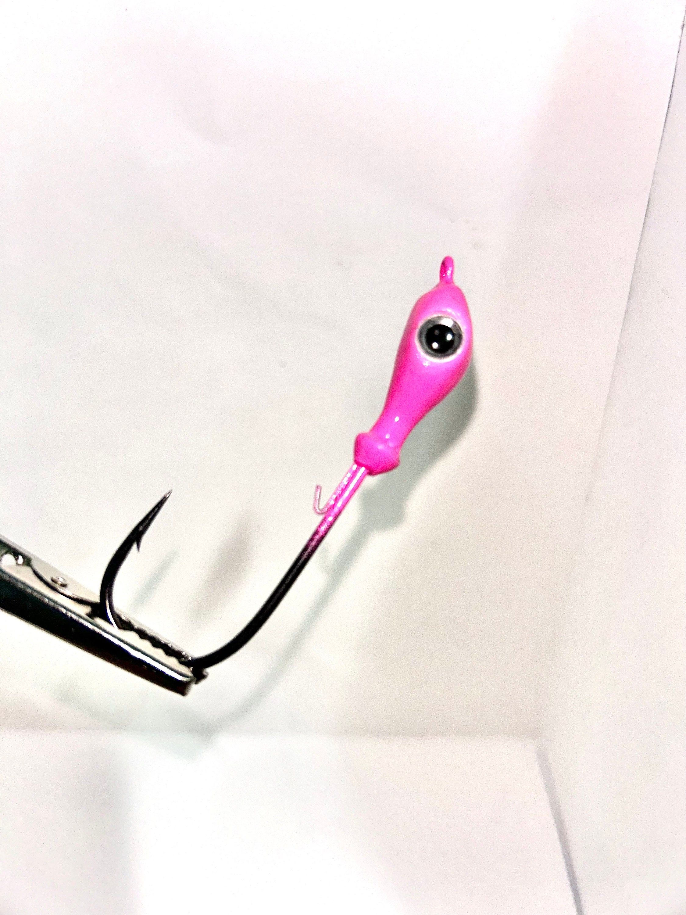 Adam's Baits Custom Hot Pink Bladed Jig. Perfect for Spring and Summer ...
