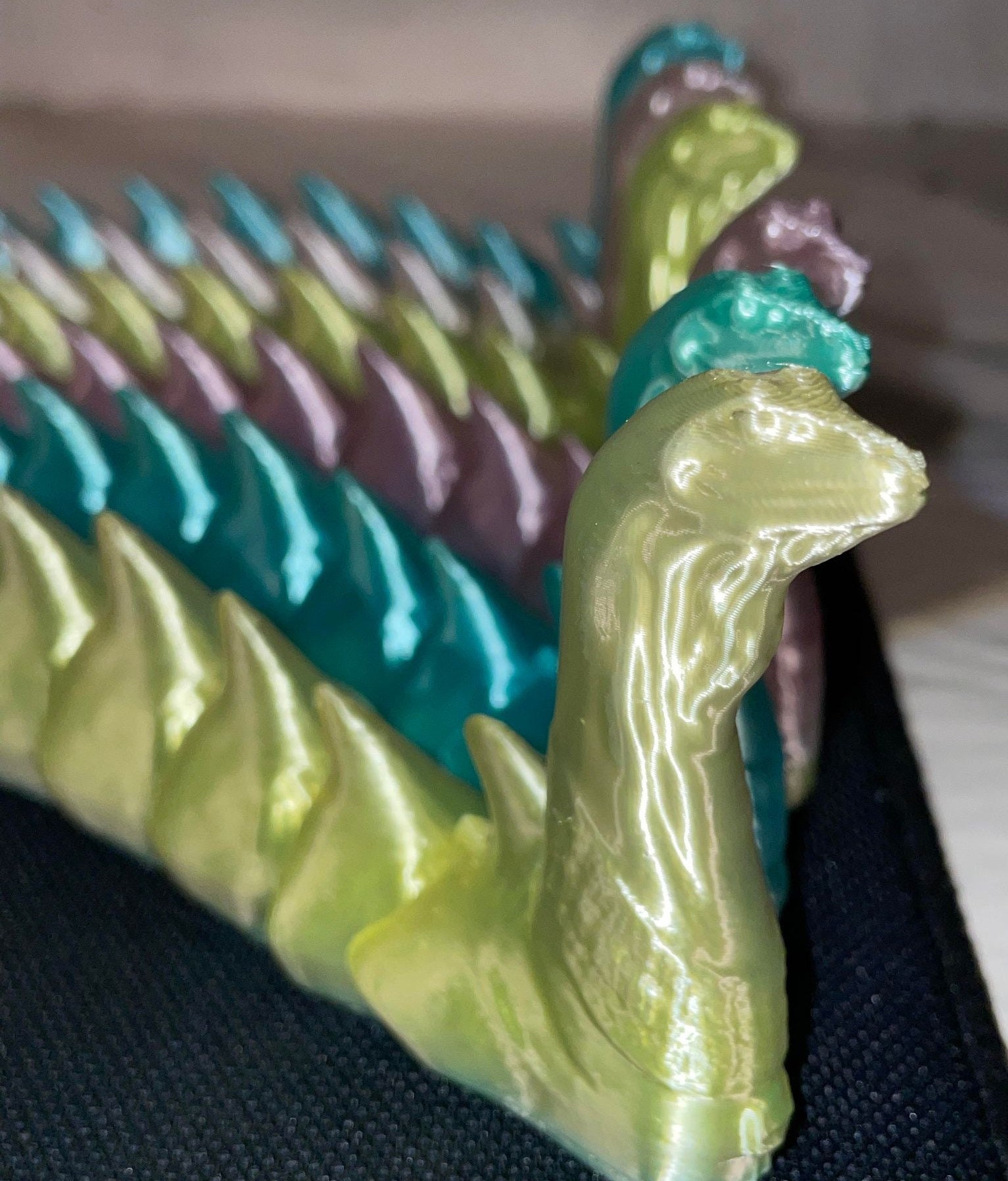 Articulated Lochness Monster 3D Printed Fidget Toy - Etsy