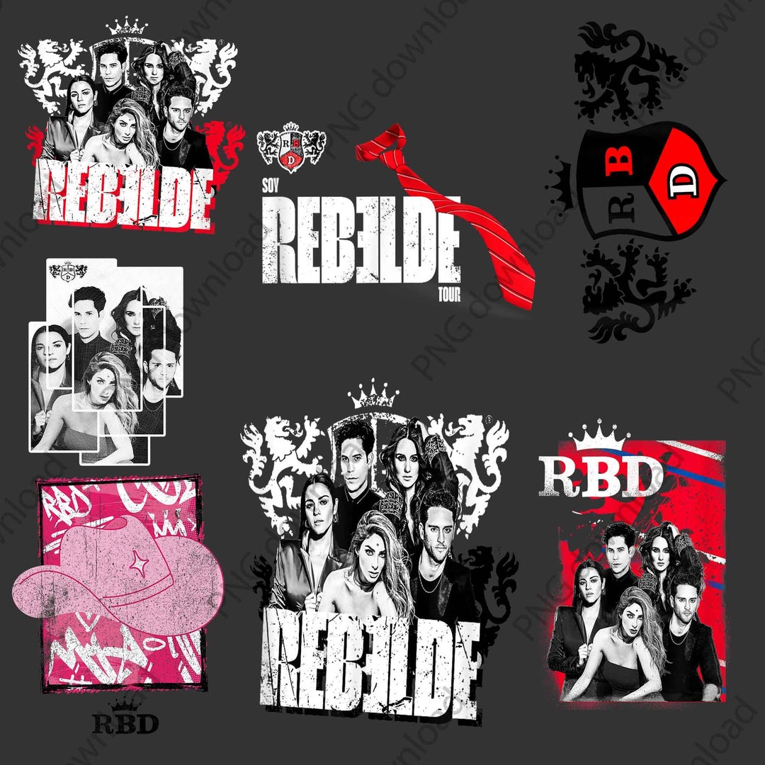 Archivo Logo RBD Rebelde Tour 2023 Png Bundle Rebelde Concert - Etsy México
