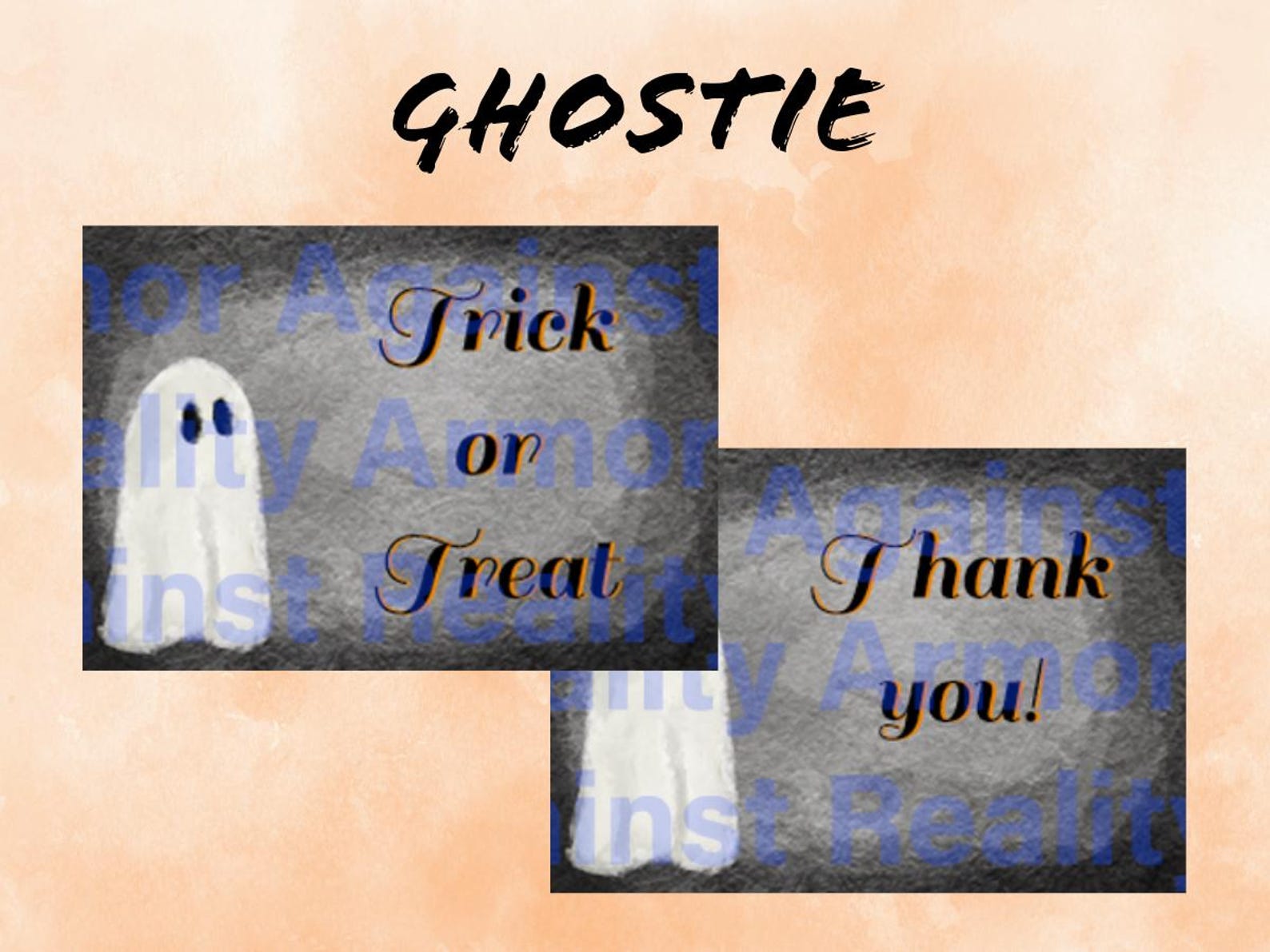 Halloween Trick or Treat Cards for Communication Assistance - 2 Pack ...