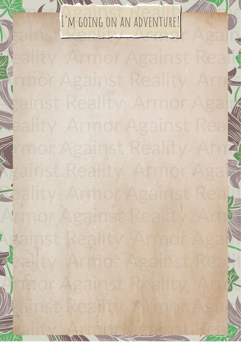 Printable I’m Going on an Adventure Fantasy to Do List Digital Download ...