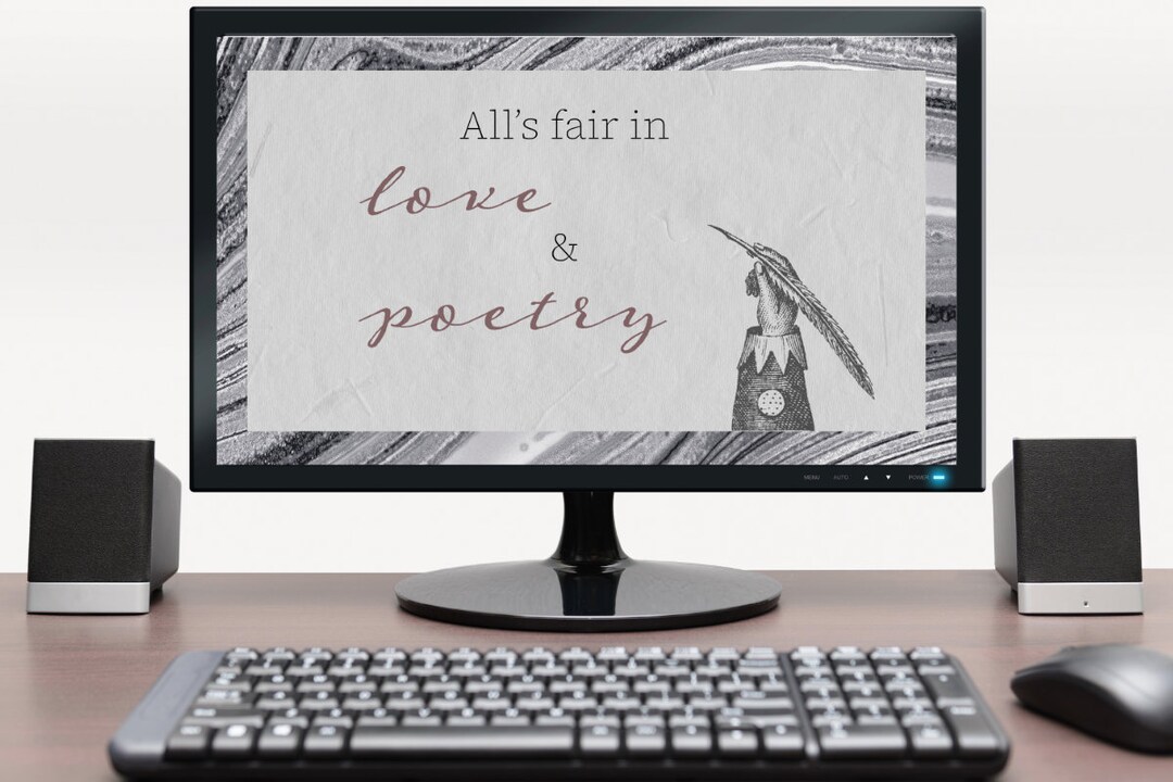 Alls Fair in Love and Poetry Era Swiftie Computer Wallpaper Digital ...