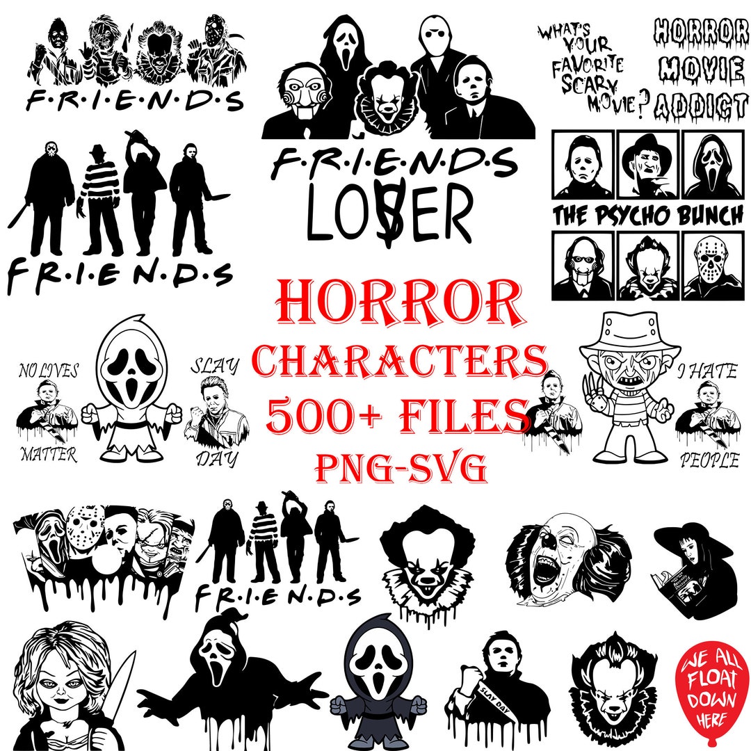 Horror SVG Bundlemichael Myers Scream Jason & Morehalloween - Etsy