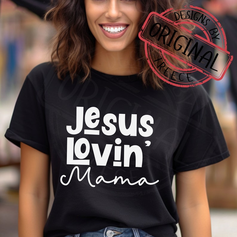 5 Color Files Jesus Loving Mama PNG Bible Christian Png Religious Mom ...