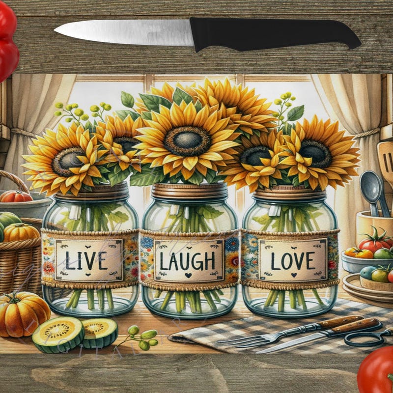 Mason Jar Wall Decor Sunflower - Etsy