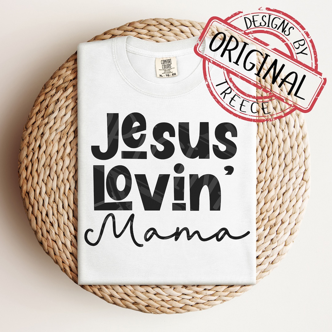 SVG 5 Color Files Jesus Loving Mama PNG Bible Christian Png Religious ...